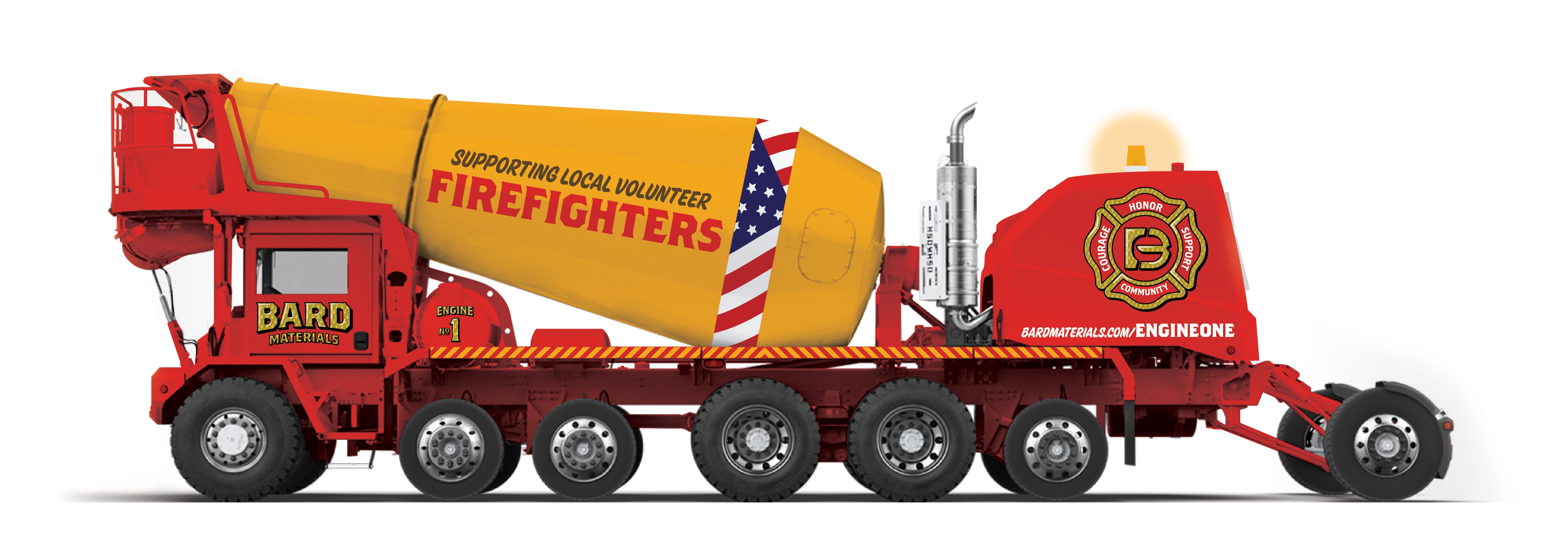 BARD Material Engine One & Engine Two Truck | Supporting Local ...